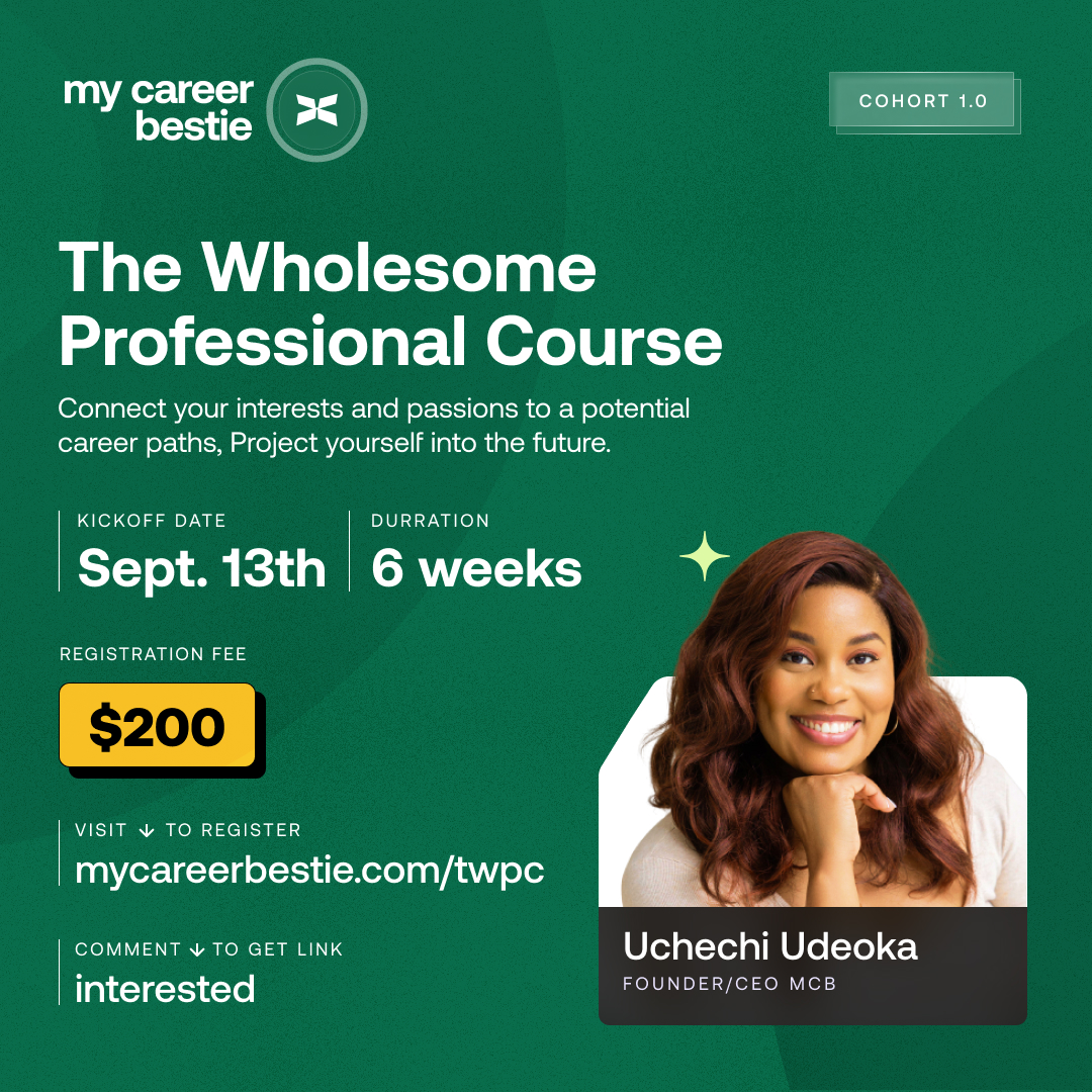 Career Bestie - The Wholesome Professional Cohort